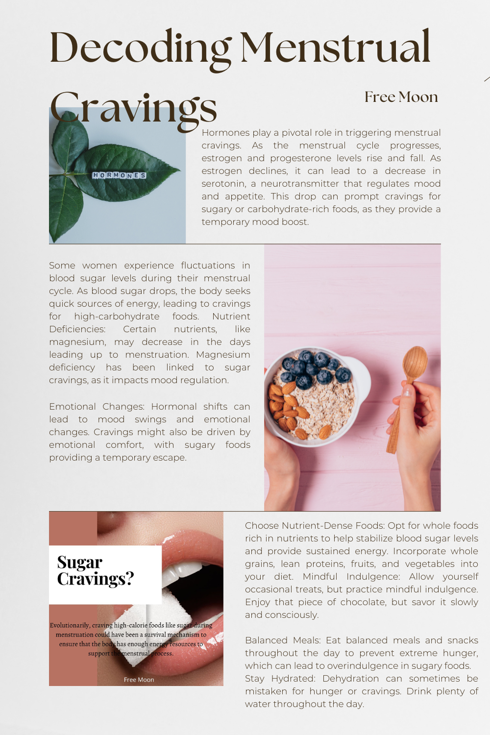 Decoding Menstrual Cravings – Free Moon